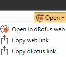 Open in dRofus Web